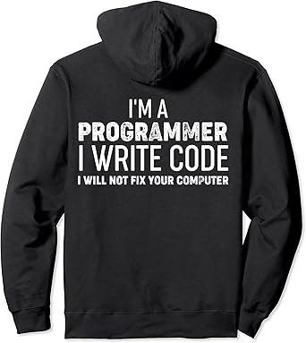 Amazon.com: Programmer Software Engineer Hoodie Pullover : Clothing, Shoes & Jewelry